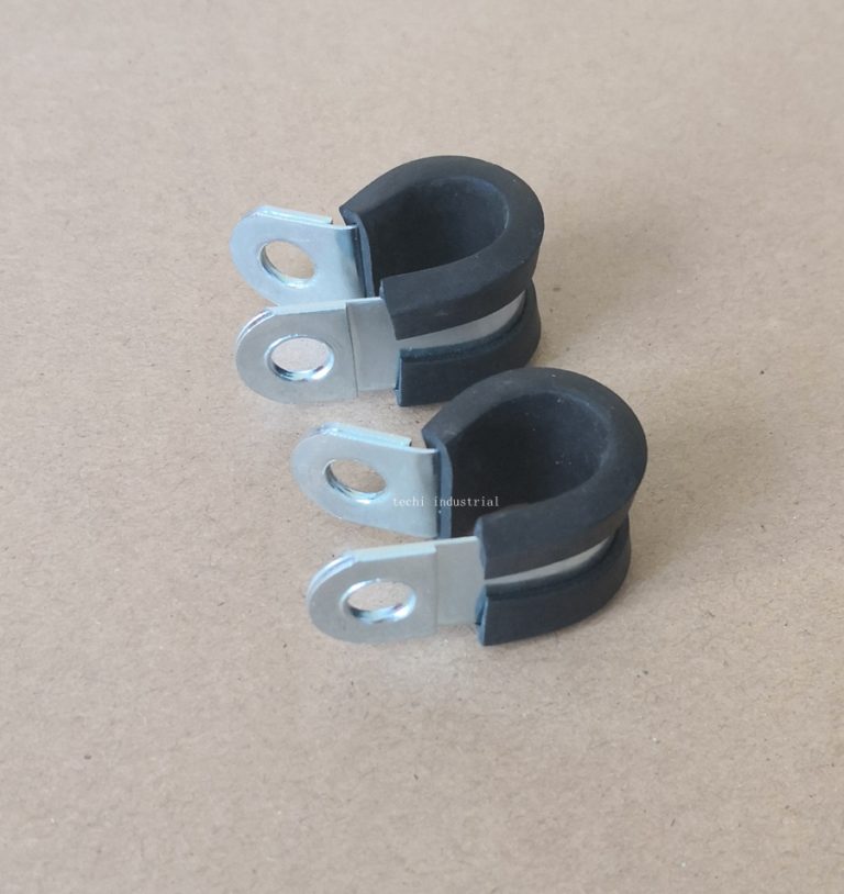 Galvanized P clip Rubber Clamp 12mm | Top quality Hydraulic Pipe Clamp ...