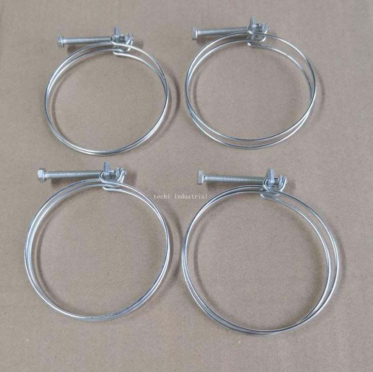 Zinc Plated Double Wire Clamp 85-95mm | Top quality Hydraulic Pipe ...